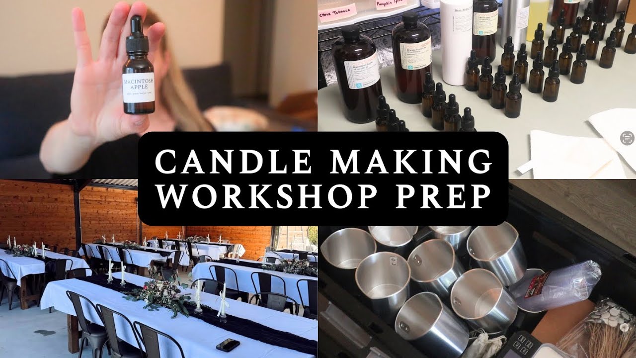 I'm Hosting My First Candle Making Workshop! Behind the Scenes ...
