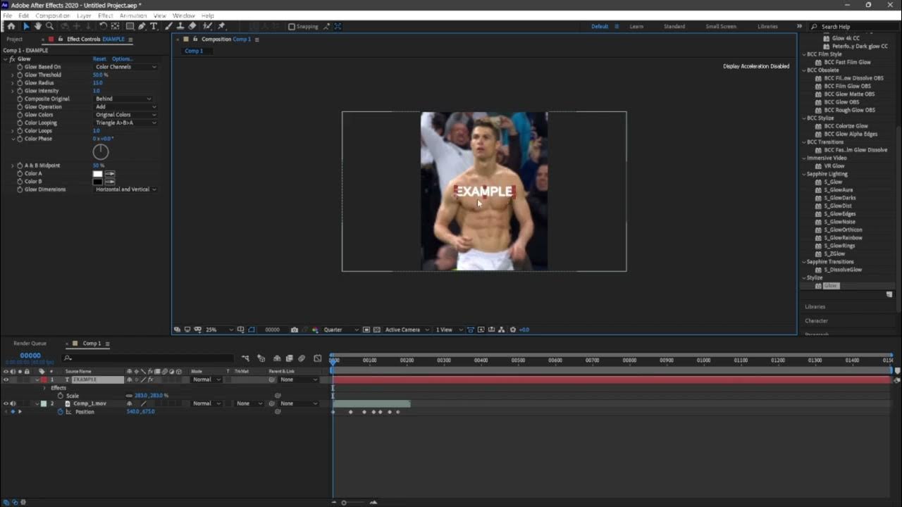 How to make GLOWING TEXT in After Effects | After Effects Tutorial # ...