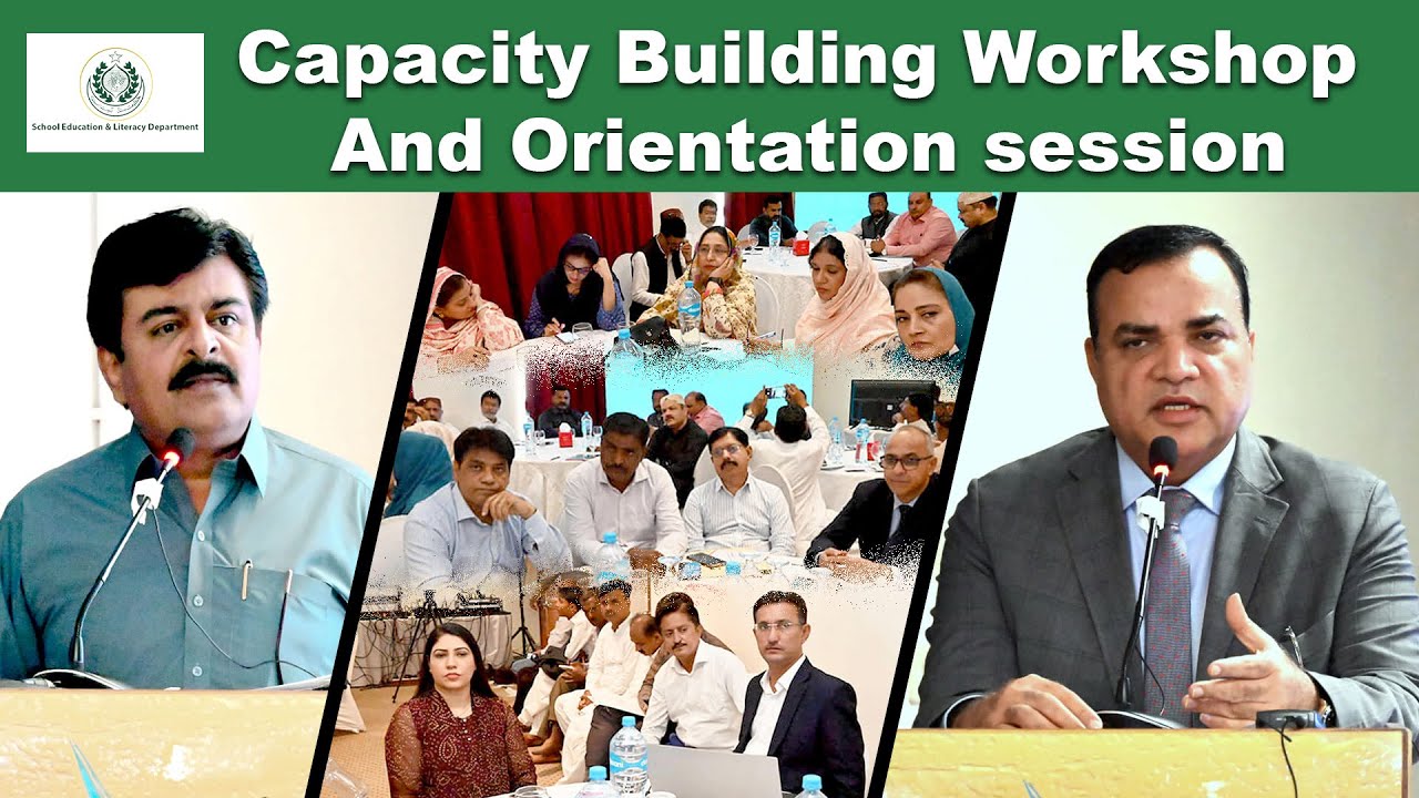 Capacity Building Workshop and Orientation session | School Education ...