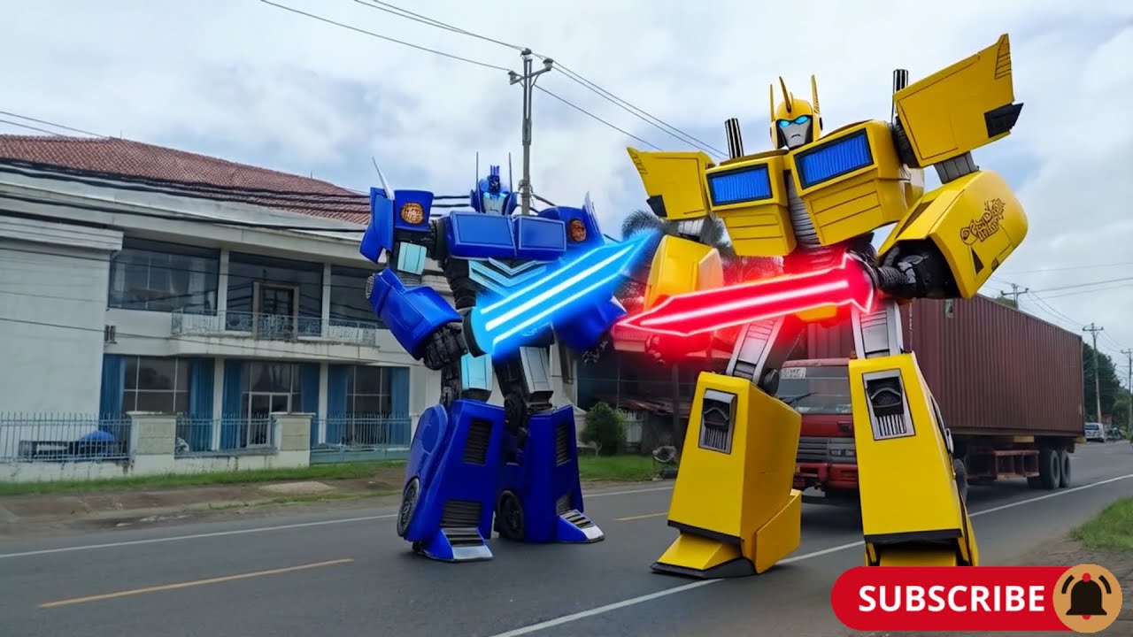 Pertama di YouTube! Truk Transformers Berubah Jadi Robot Super Keren di ...