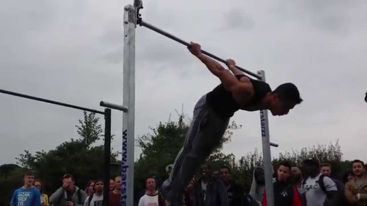London Street Workout 14 Freestyle Competition Second Group - YouTube