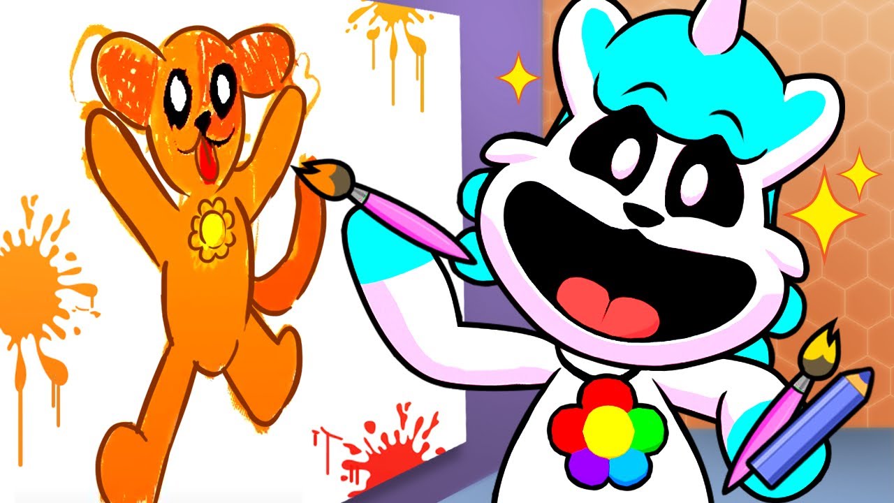 Craftycorn FAZ UMA ARTE do Catnap e Dogday no Smiling Critters Vr - YouTube