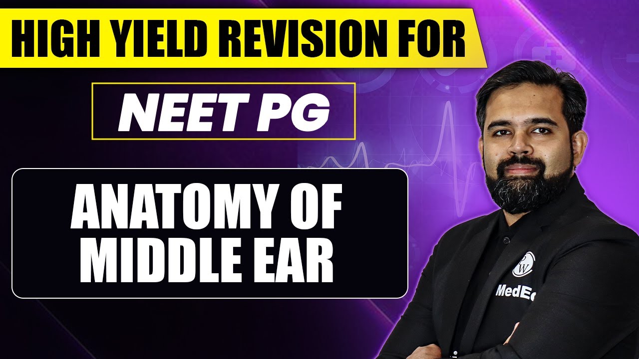 Anatomy of Middle Ear | ENT | Dr. Jagdish | MedEd NExT - YouTube