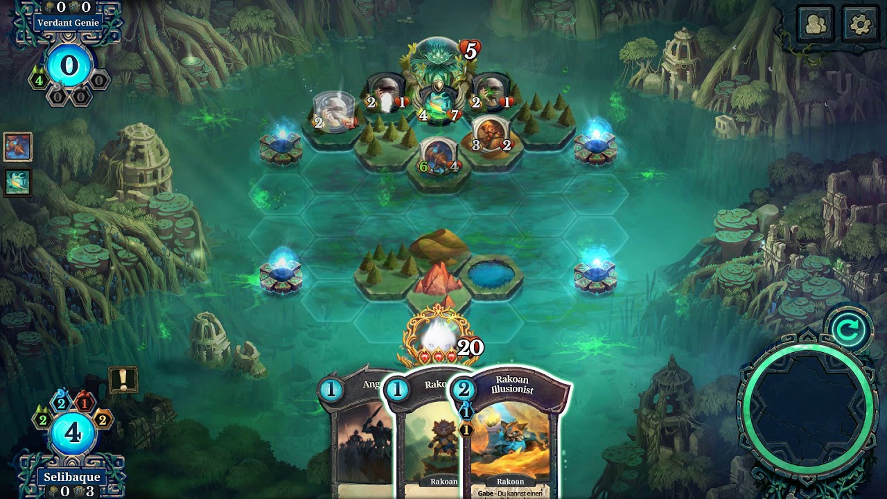 Faeria Elements Page 2 puzzle 19 - YouTube