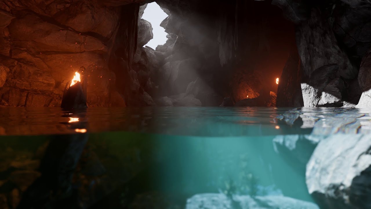 Unity Water System Demo 1 (Cave) - YouTube