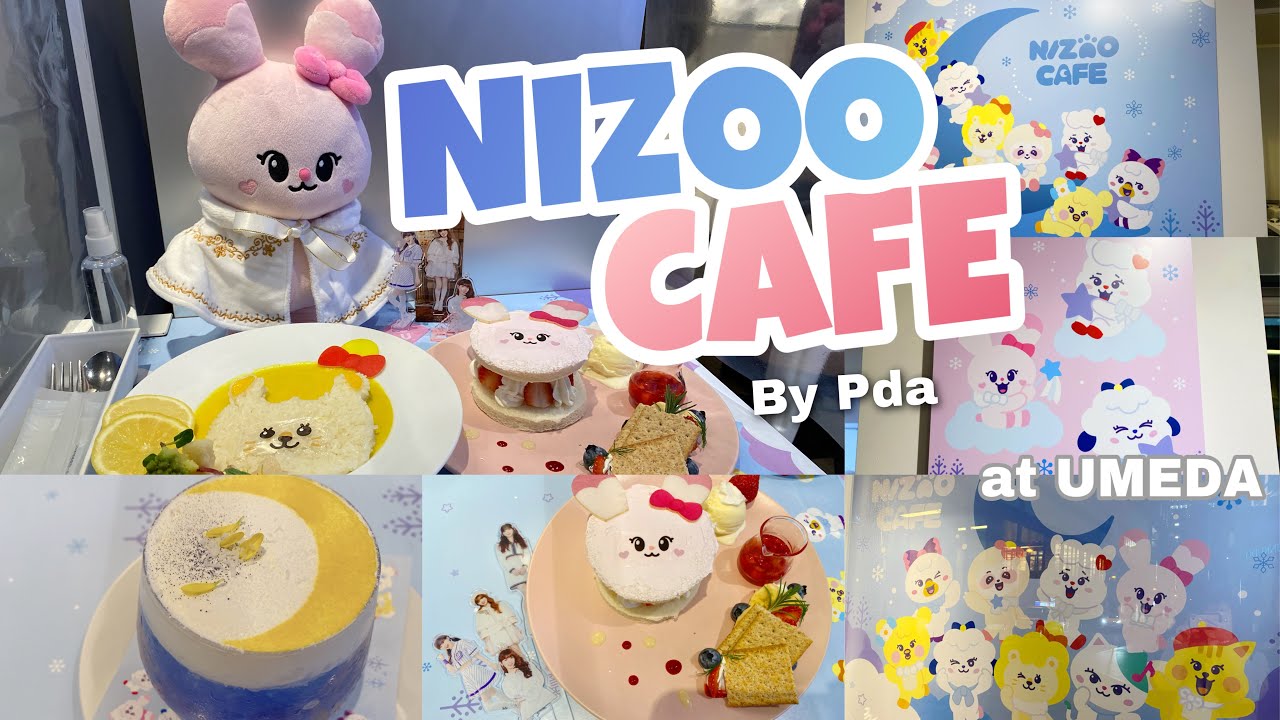 【NIZOO CAFE】おひとり様で堪能🌈梅田ロフト店に行ってきました🐰💕 - YouTube