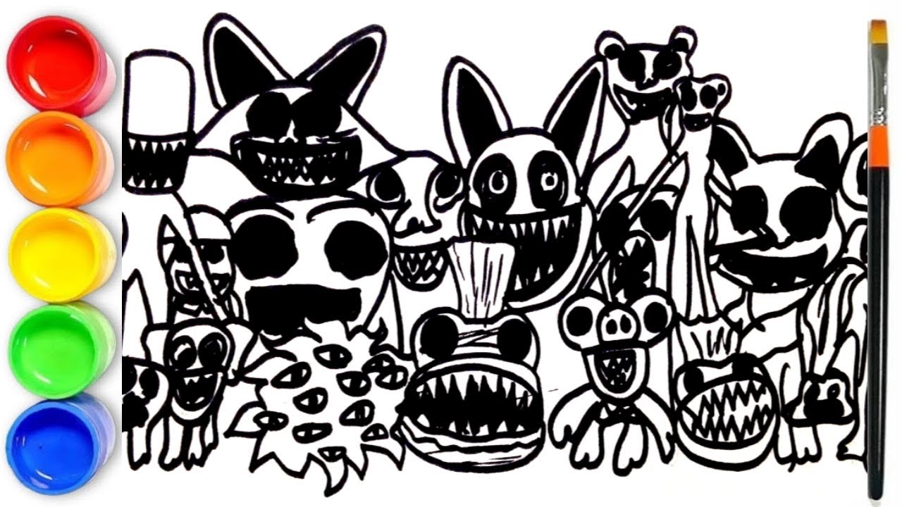 How to Draw Zoonomaly | Drawing Zoonomaly | Zoonomaly Game - YouTube