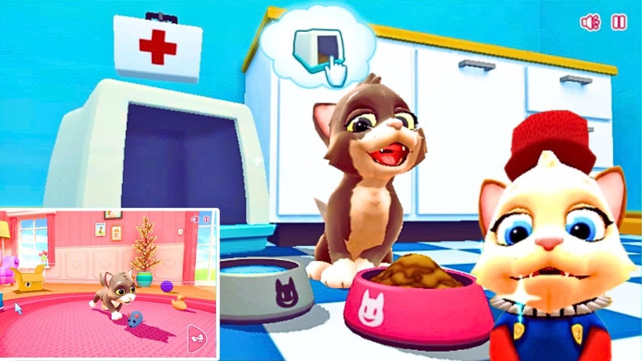 FUN PET CARE GAME | Kitty Cats Adventure | Cute Animal Care Fun Games ...