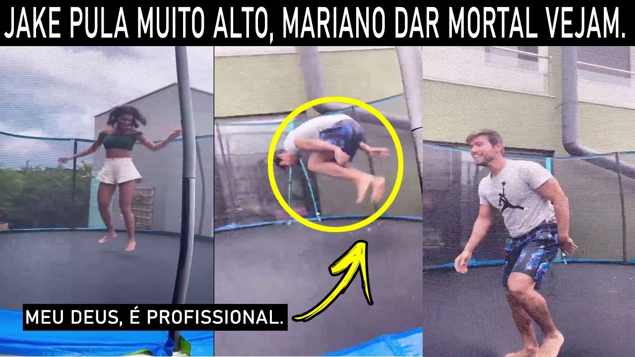 Jake e Mariano Pulando No PULA-PULA, Curtindo “BASTANTE” Seu Domingo ...