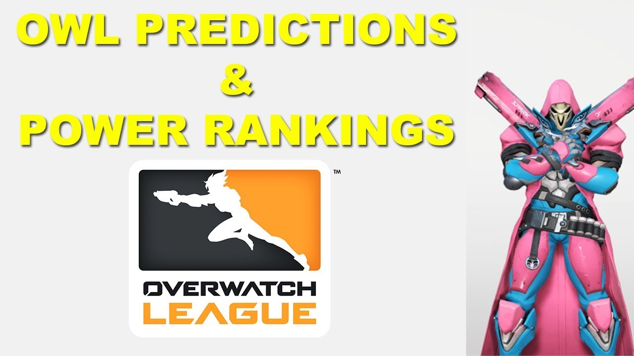 Full OWL Power Rankings & Day 1 OWL Predictions - YouTube