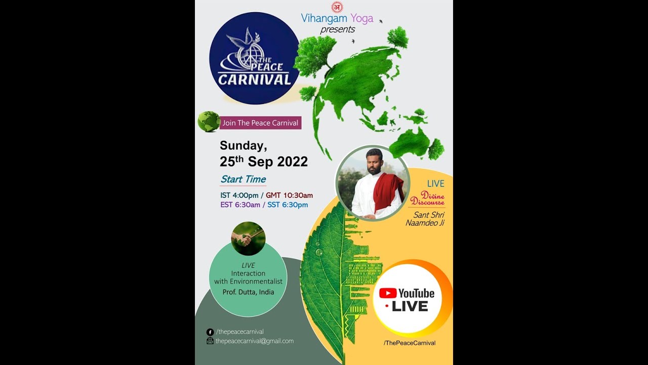 Peace Carnival 3.0 | International Day Of Peace | Vihangam Yoga - 25 ...
