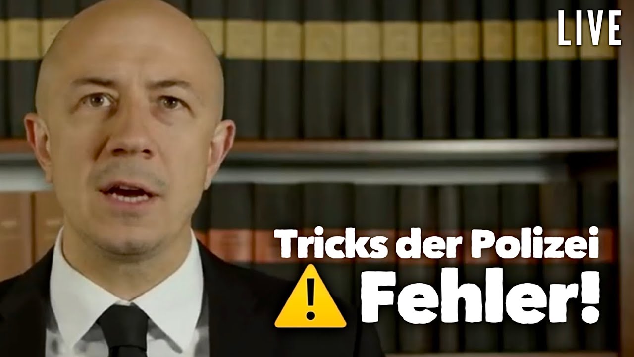Tricks der Polizei: Gefahr Handy - LIVE - YouTube