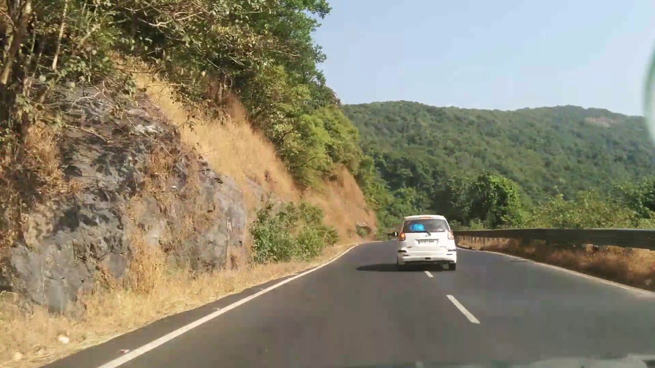 Ghat section before Goa border crossing - YouTube