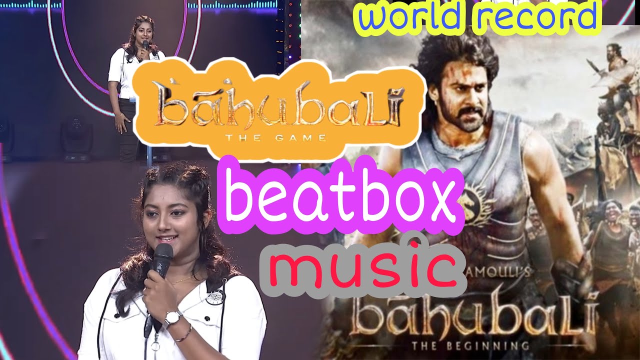 Bahubali music | Beatboxer | Ardra Sazan | world record | Bahubali background | bahubali - YouTube
