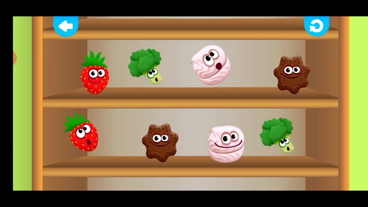 fruits and vegetables part 5 🆕matching games for kids 👉 matching games ...