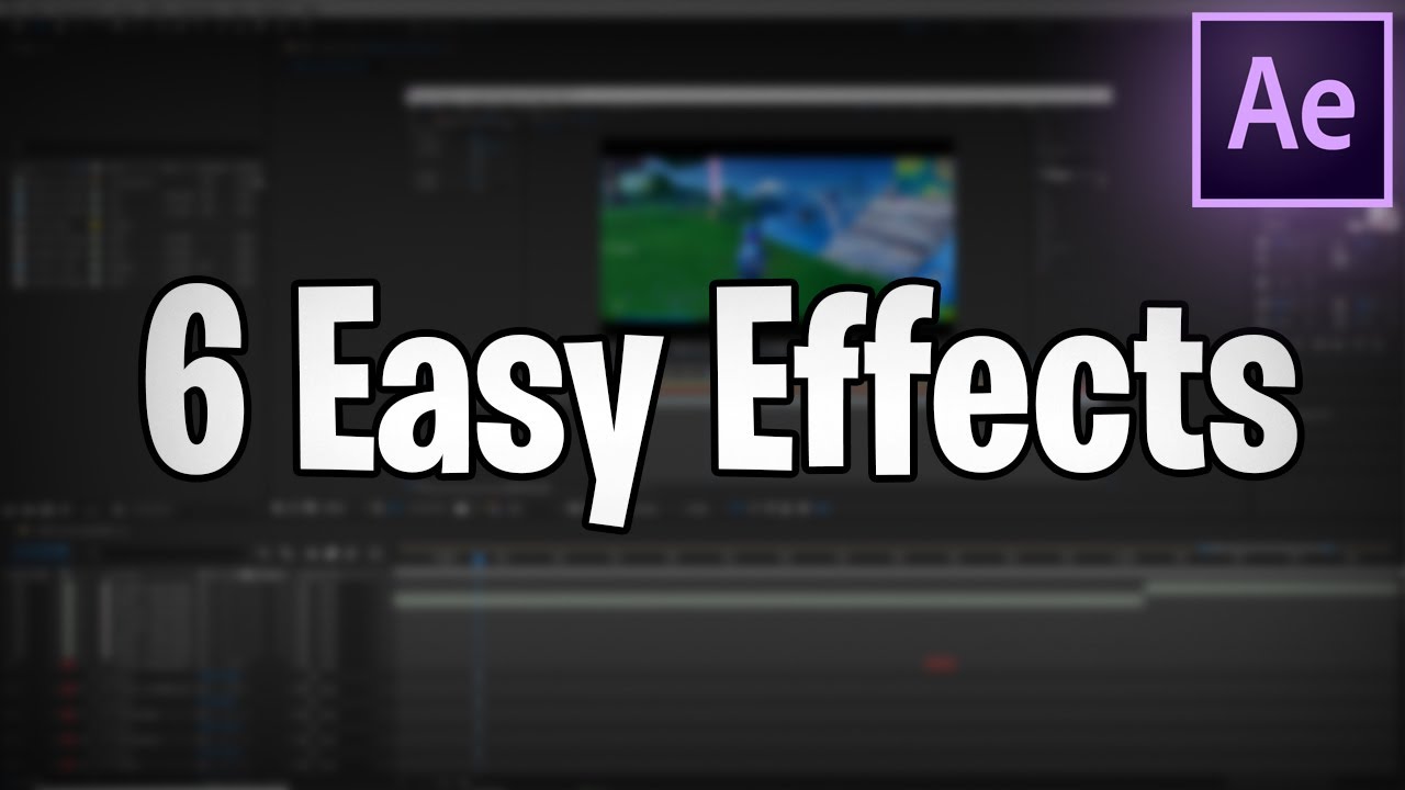 6 Easy Effects to make your edit go from basic to advanced! (After ...
