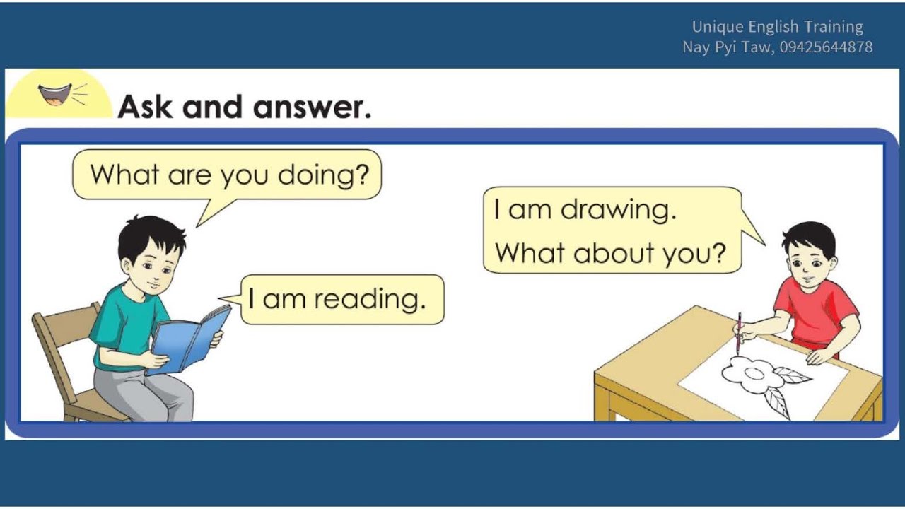 Grade 3 English အင်္ဂလိပ်စာ သင်ရိုးသစ် Unit 7 Lesson 1 အမေးနှင့်အဖြေ Youtube