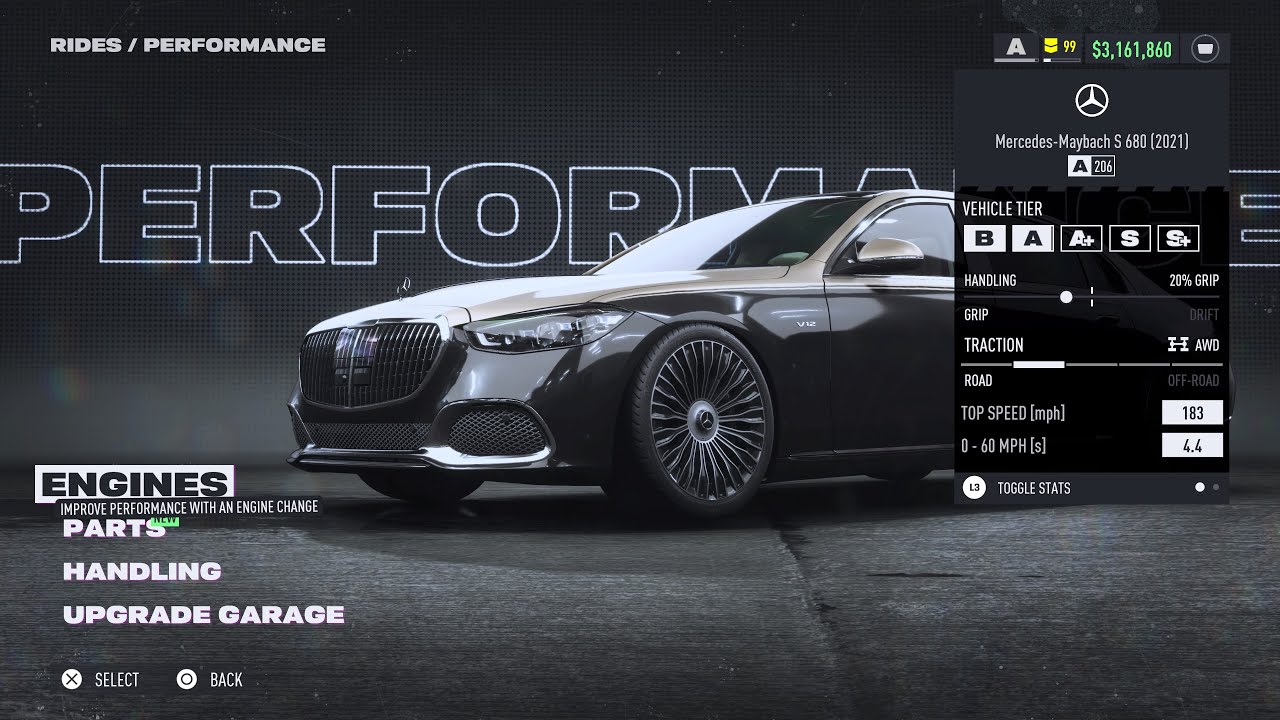 【Need for Speed™ Unbound】マイバッハSクラスでドリフトシェイクダウン【Mercedes-Maybach S 680 ...
