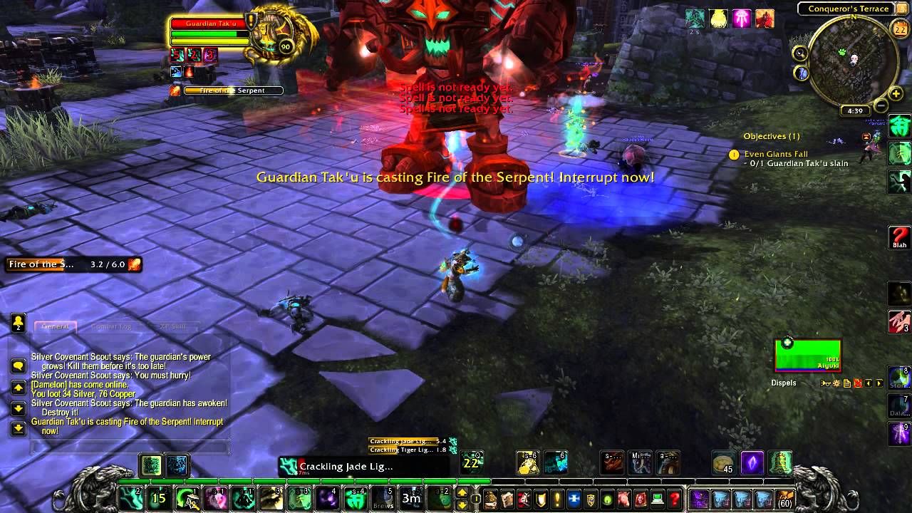 Even Giants Fall Quest - World of Warcraft Patch 5.2 - YouTube