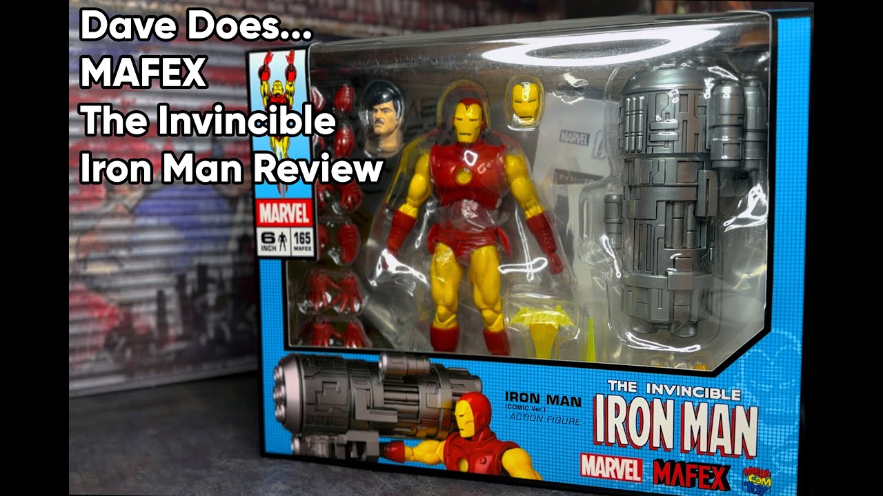 MAFEX Invincible Iron Man review - YouTube