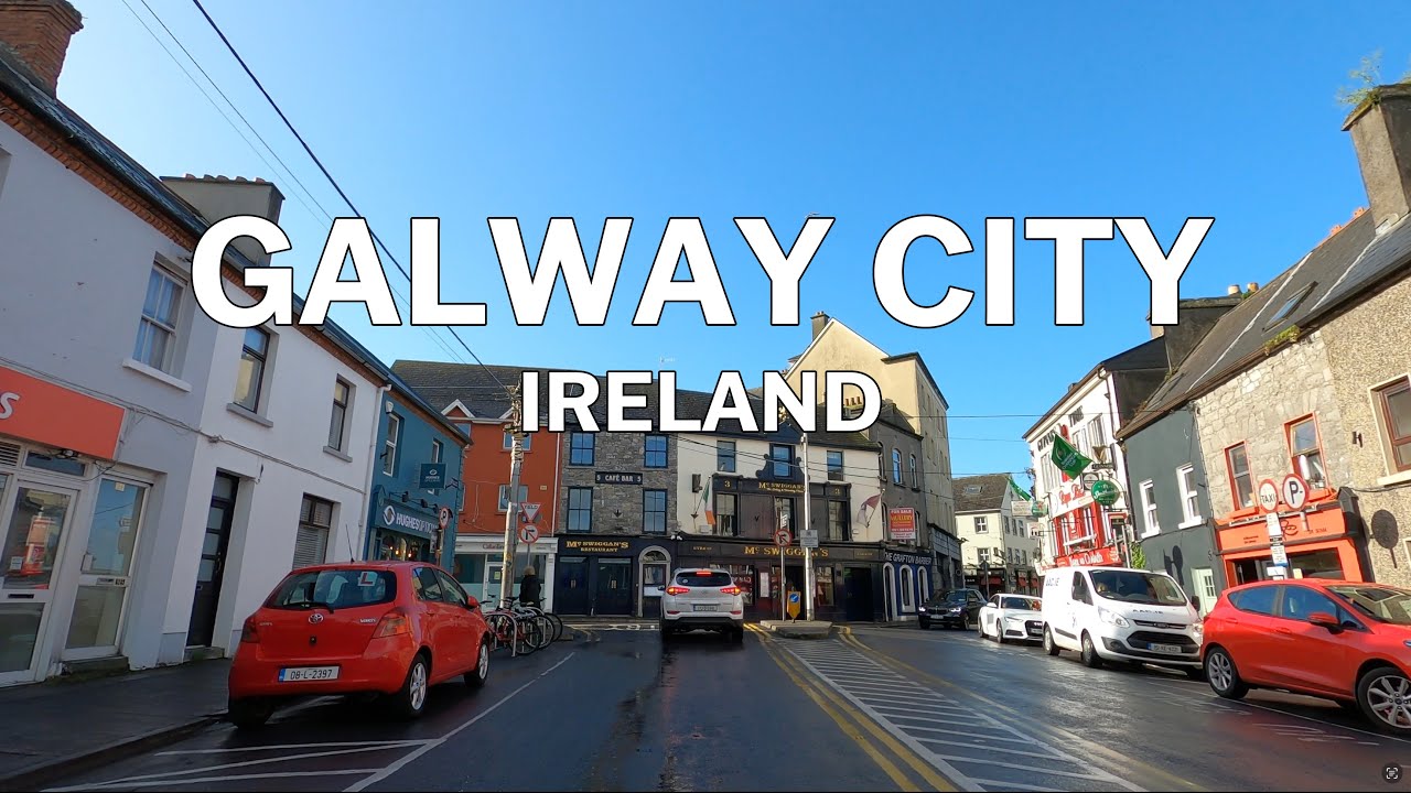 Galway City, Ireland - Driving Tour 4K - YouTube