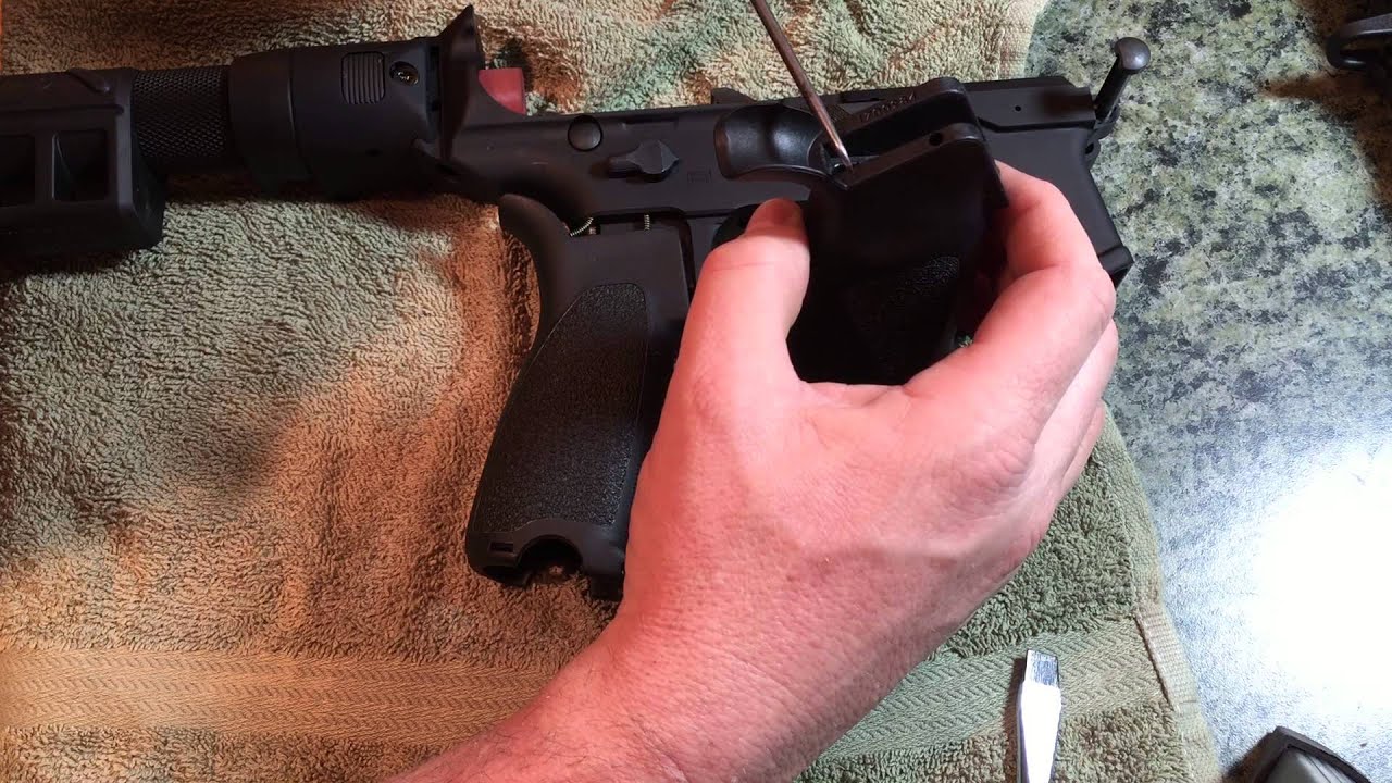 Sig Sauer MPX Grip Replacement - YouTube