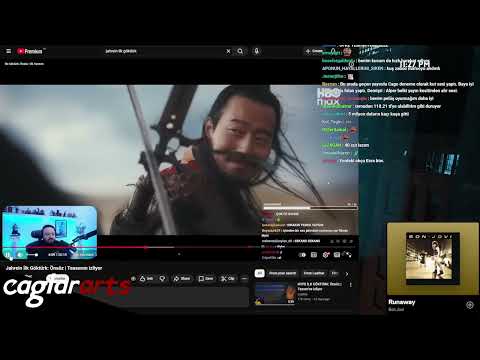 Alper Çağlar, Jahreinin İlk Göktürk Önsöz İzlemesini İzliyor