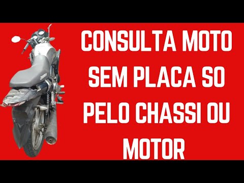 Consulta de moto sem placa Como puxar dados pelo chassi ou motor - YouTube