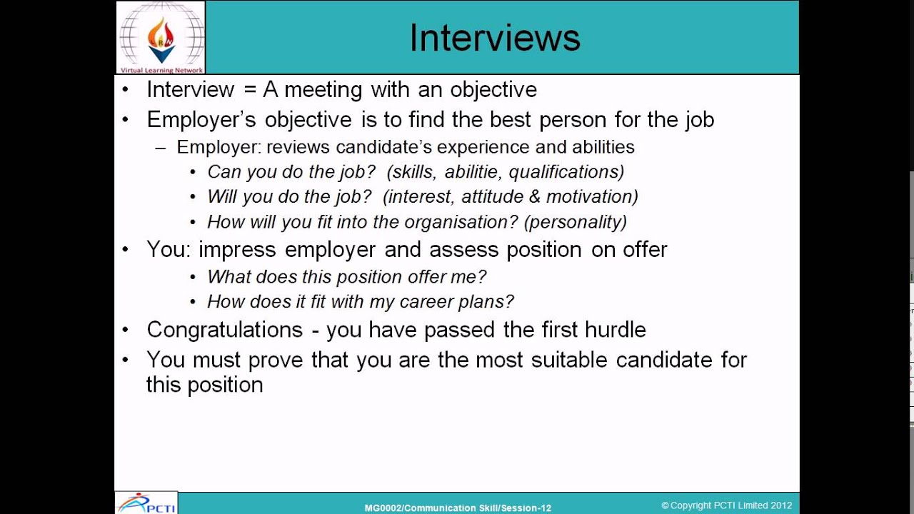 Communication Skill-Session-12(Part 2) - YouTube