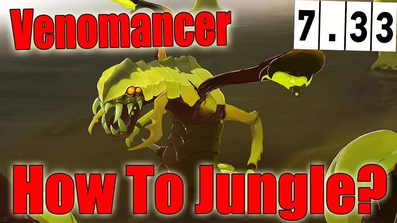DoTa 2 How To Jungle Venomancer Patch 7.33 - YouTube