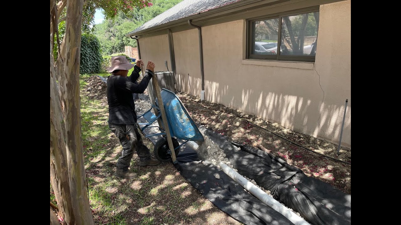How a French Drain Protects Your Foundation - YouTube