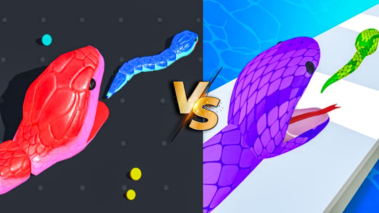 Snake Clash vs Snake Run Race 3d- (All Max Level, Epic Game), New ...