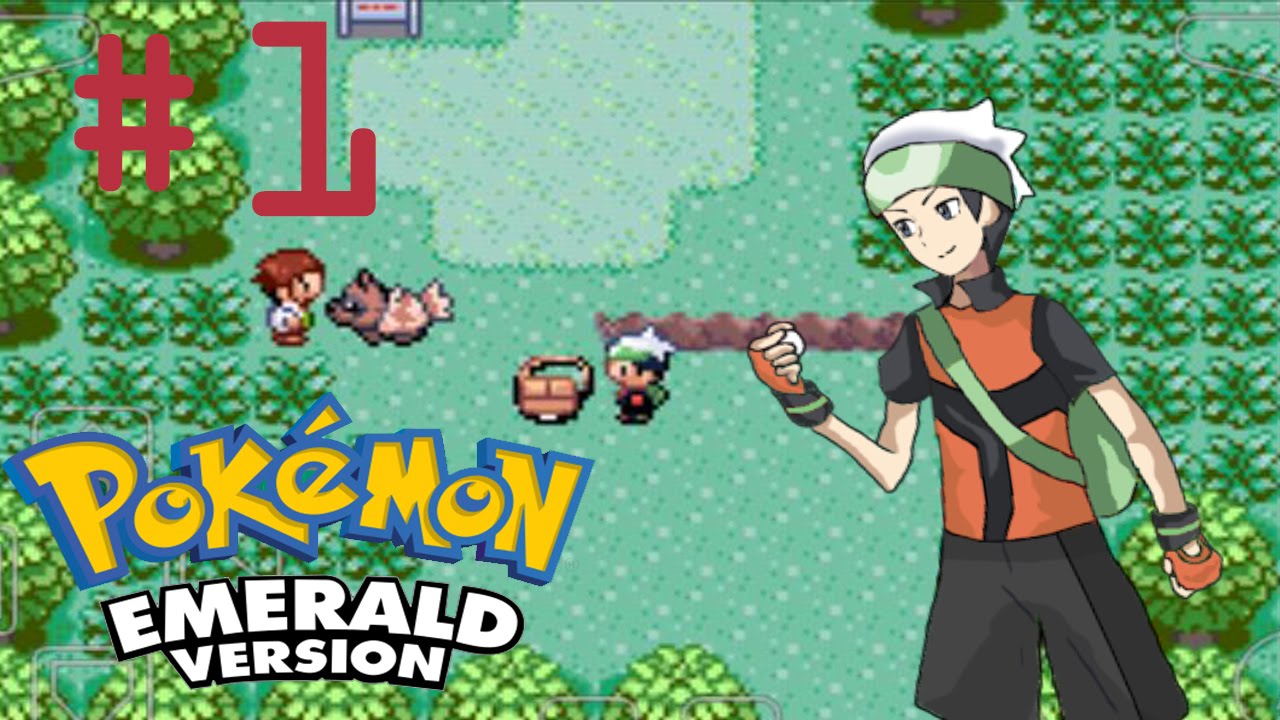 Let's Play: Pokemon Emerald - Part 1: Saving Birch - YouTube