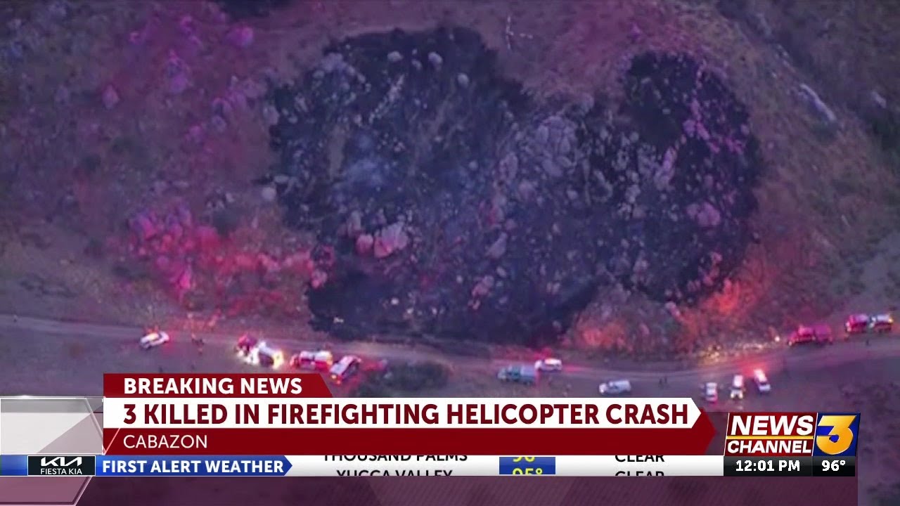 CalFire identifies firefighters and pilot in deadly Cabazon helicopter ...