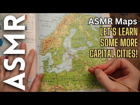 Let's learn some more capital cities! [ASMR Maps] - YouTube