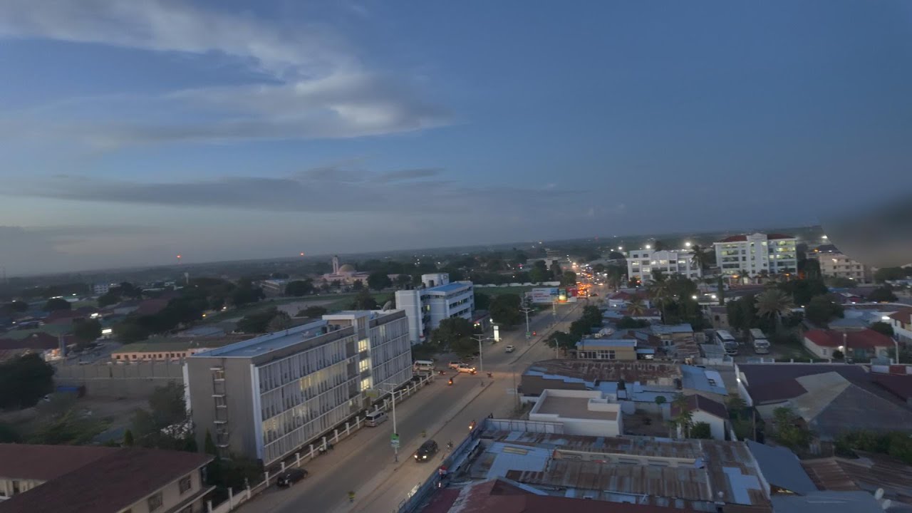 【Wonderful Tanzania】Evening Scenery in Dodoma City, viewing from Hotel ...