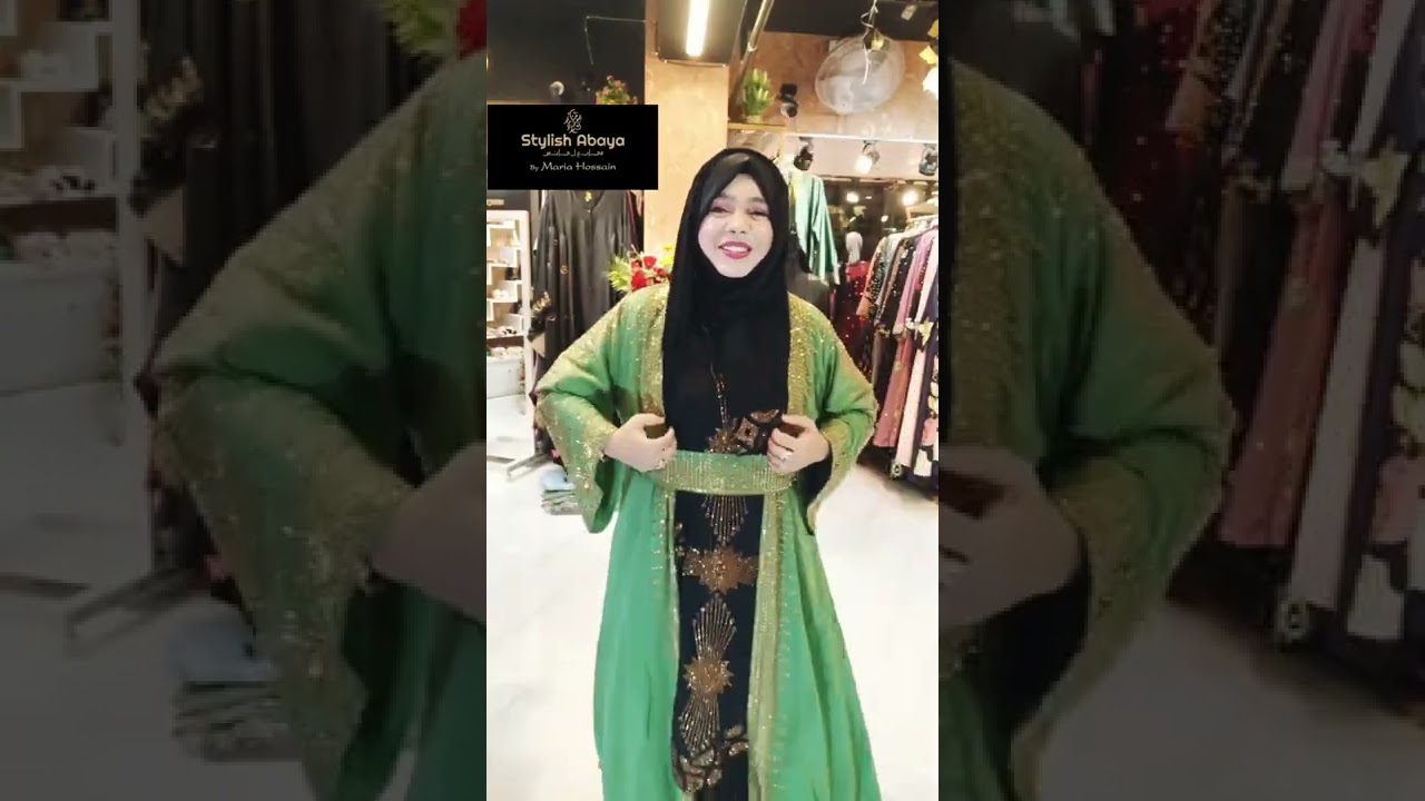 kolapata color nazmeen abaya - YouTube