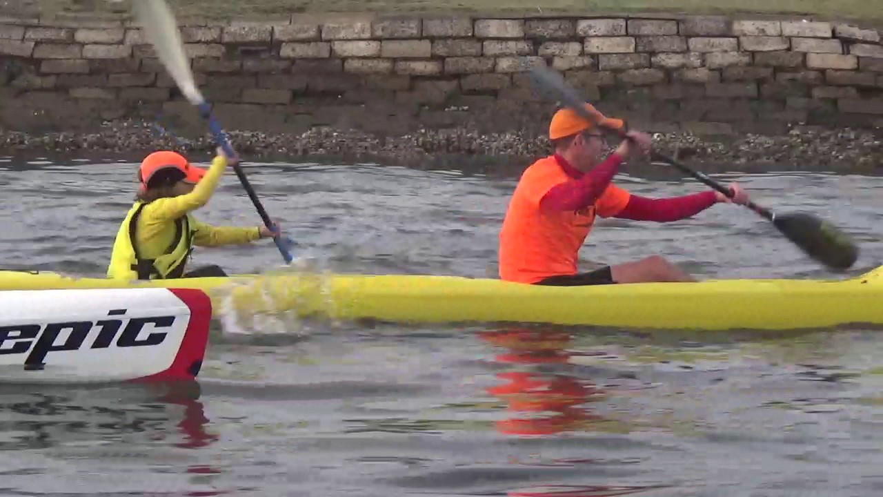 Awesome double paddling. - YouTube