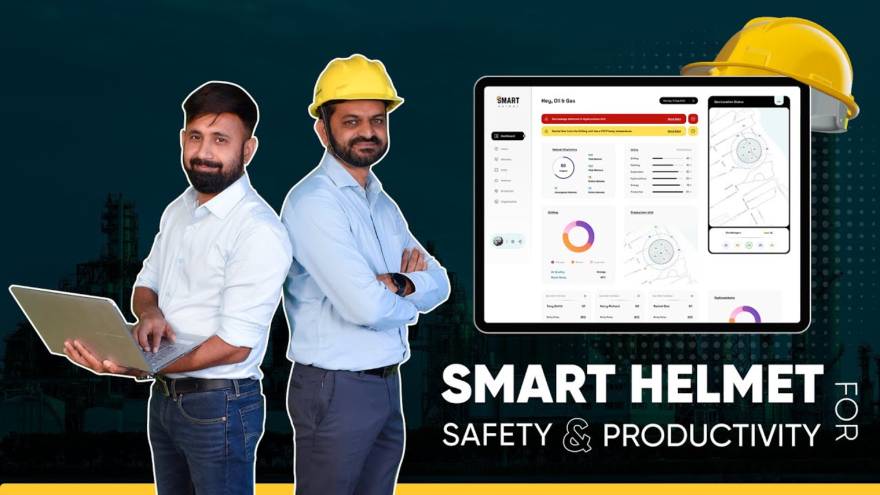 Smart Hard Hat | Safety & Productivity | Multiple Industries - Oil ...