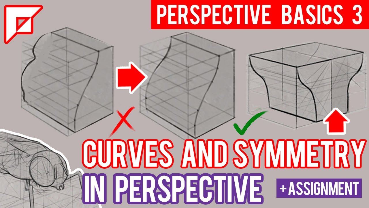 PERSPECTIVE How To Draw ROUND Or CURVED Planes And SYMMETRICAL Objects PERSPECTIVE How To Draw ROUND Or CURVED Planes And SYMMETRICAL Objects