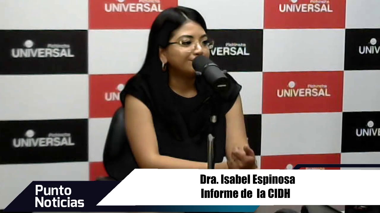 🎙#PuntoNoticias | Isabel Espinosa | Informe de la Comisión ...