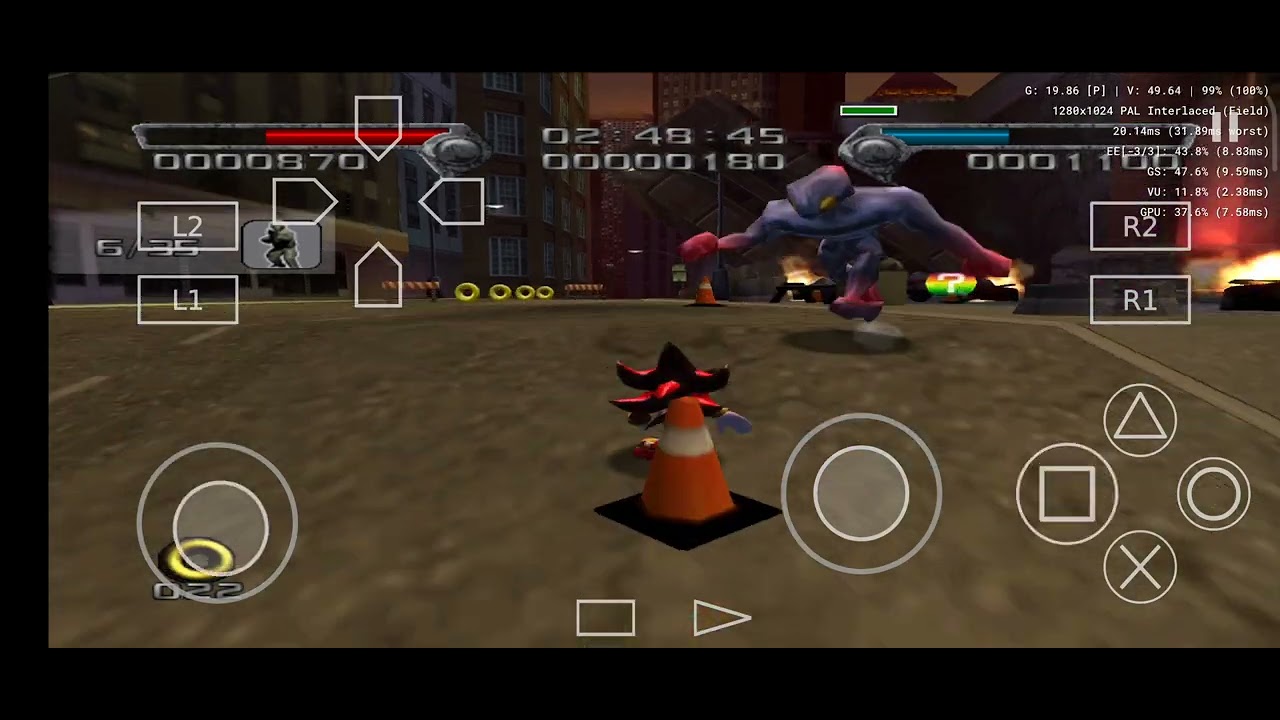 Shadow the Hegdehog AetherSX2 SD 750g - YouTube