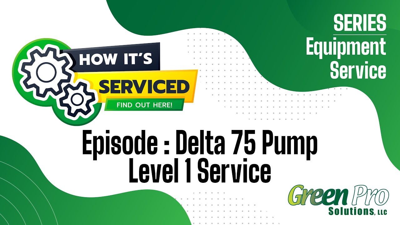 Delta 75 Pump: Level 1 Service - How it's Serviced - YouTube