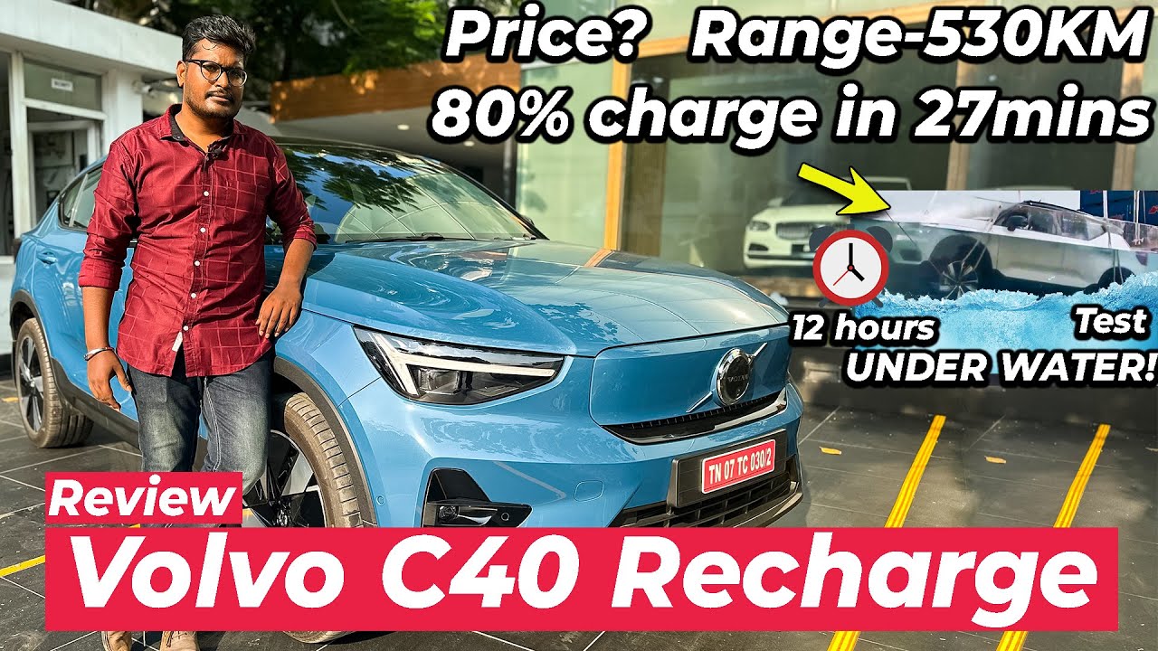 Volvo C40 Recharge review | Luxury Sports Car | Underwater Test - YouTube