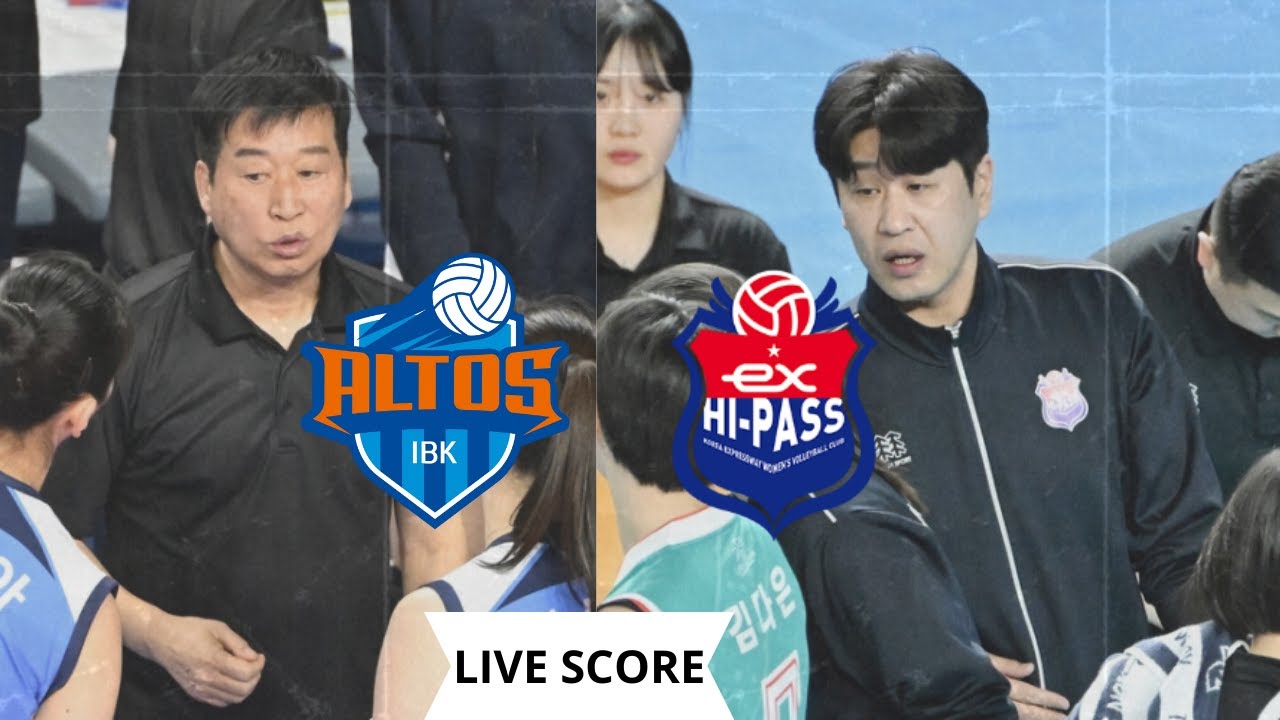 LIVE SCORE IBK ALTOS VS HI-PASS ll KOREA V-LEAGUE RONDE 5 - YouTube