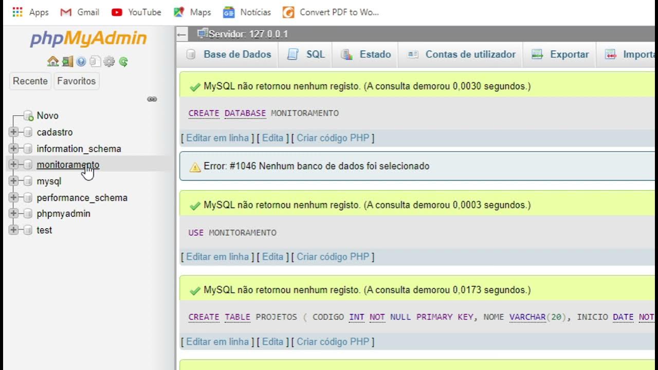 MySQL Criar relações entre tabelas - YouTube