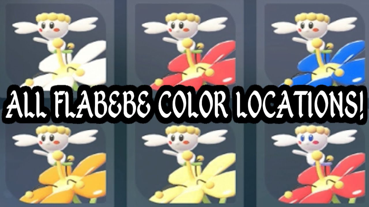 The Many Flowers Of Flabebe Pokemon Legends Z-A - YouTube