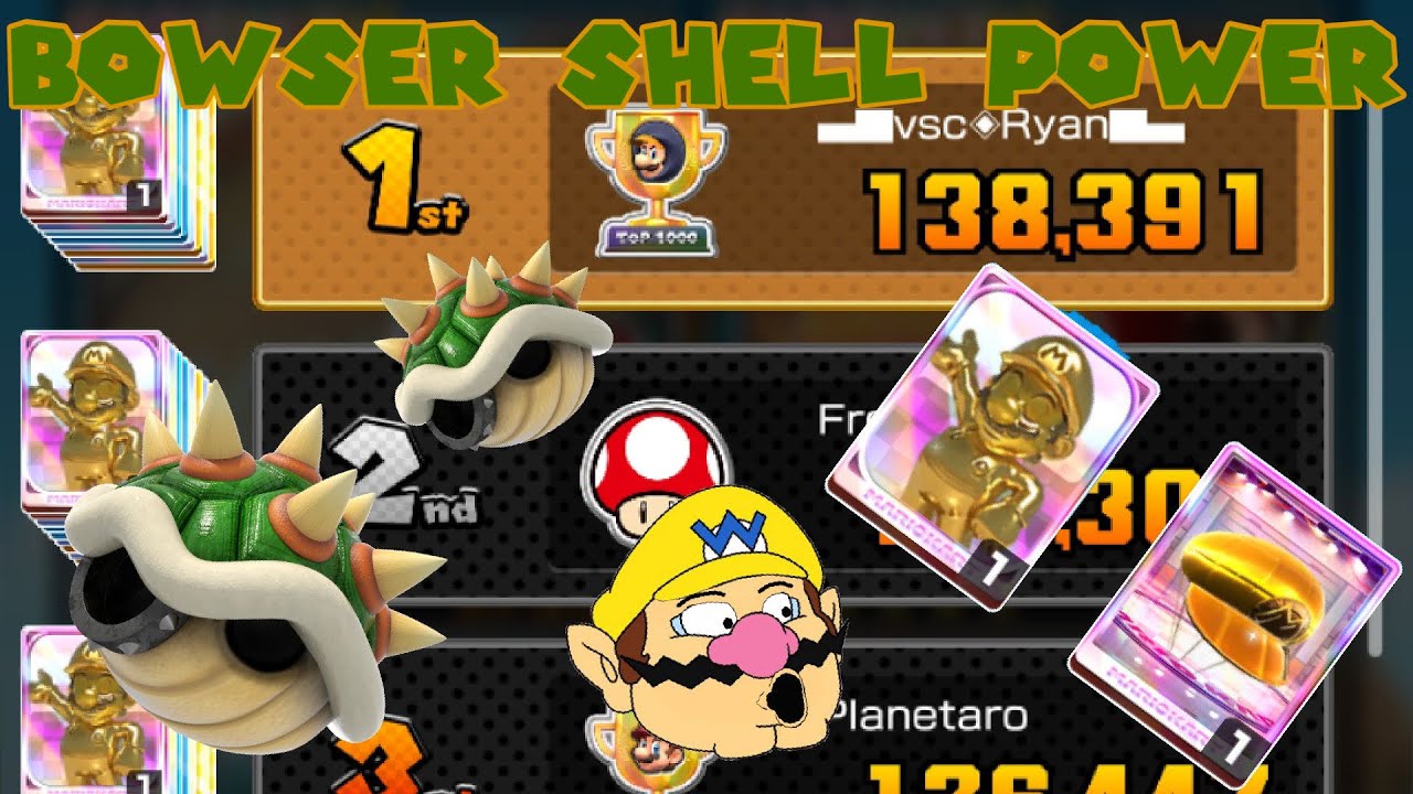 BOWSER SHELL FOR TOP 5 - Mario Kart Tour 4th Anniversary Tour W1 Ranked ...