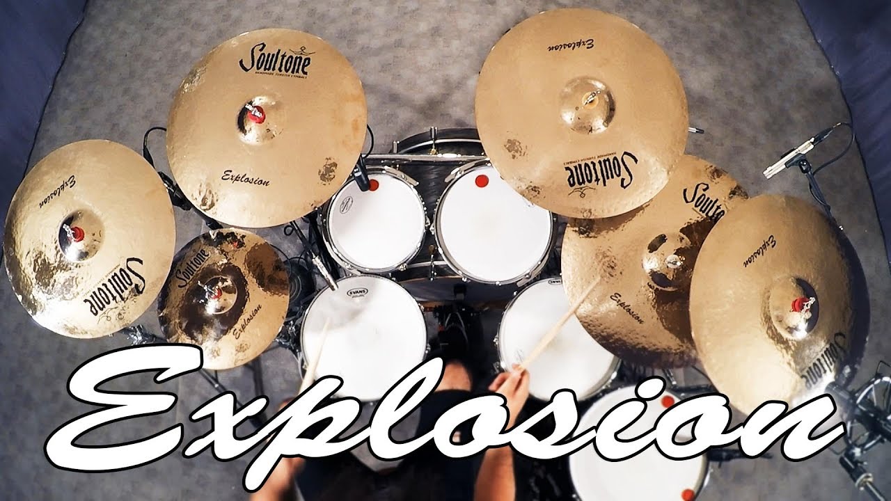 Soultone Cymbals -Explosion Series Demo Video - YouTube
