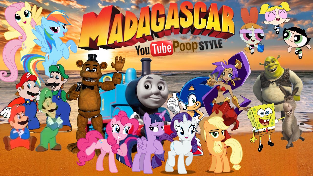 Madagascar (YTP Style) Cast Video - YouTube